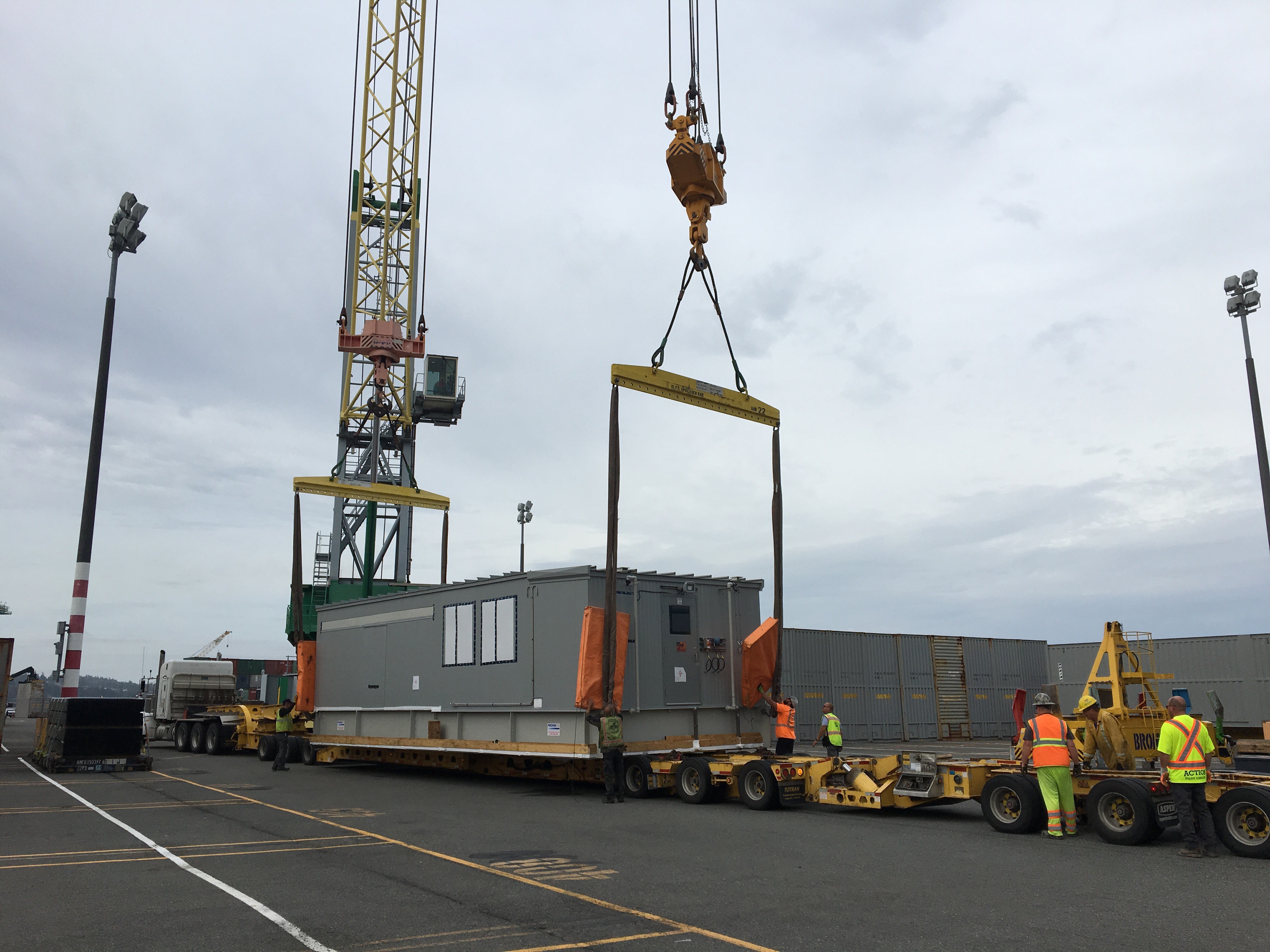 FTL start receiving new compressor station equipment for next project ...